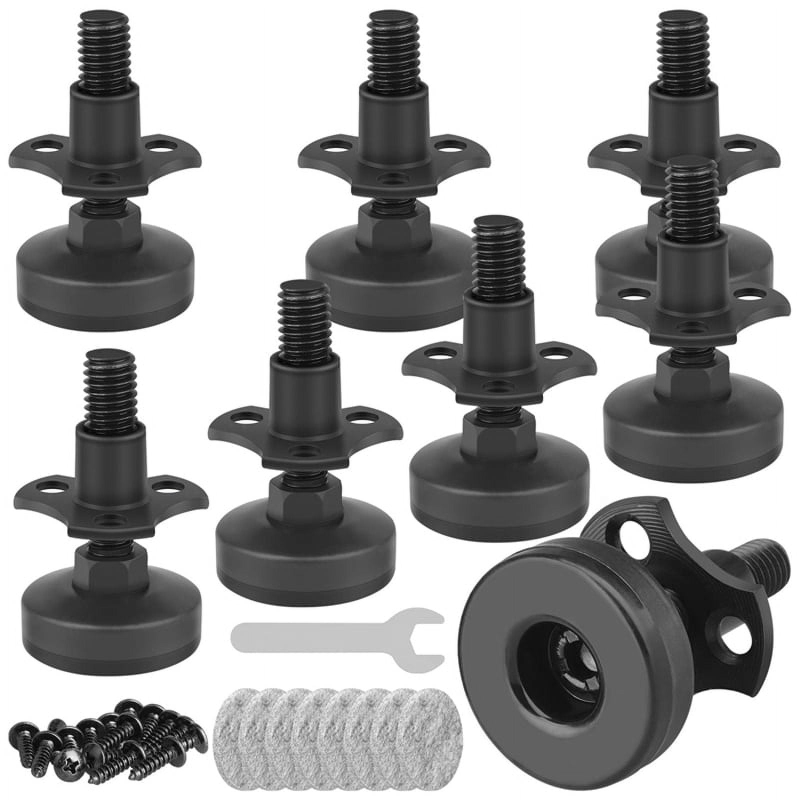 Furniture Leveler 3/8 inch-16 Threaded with T-Nut Kit Adjustable ...