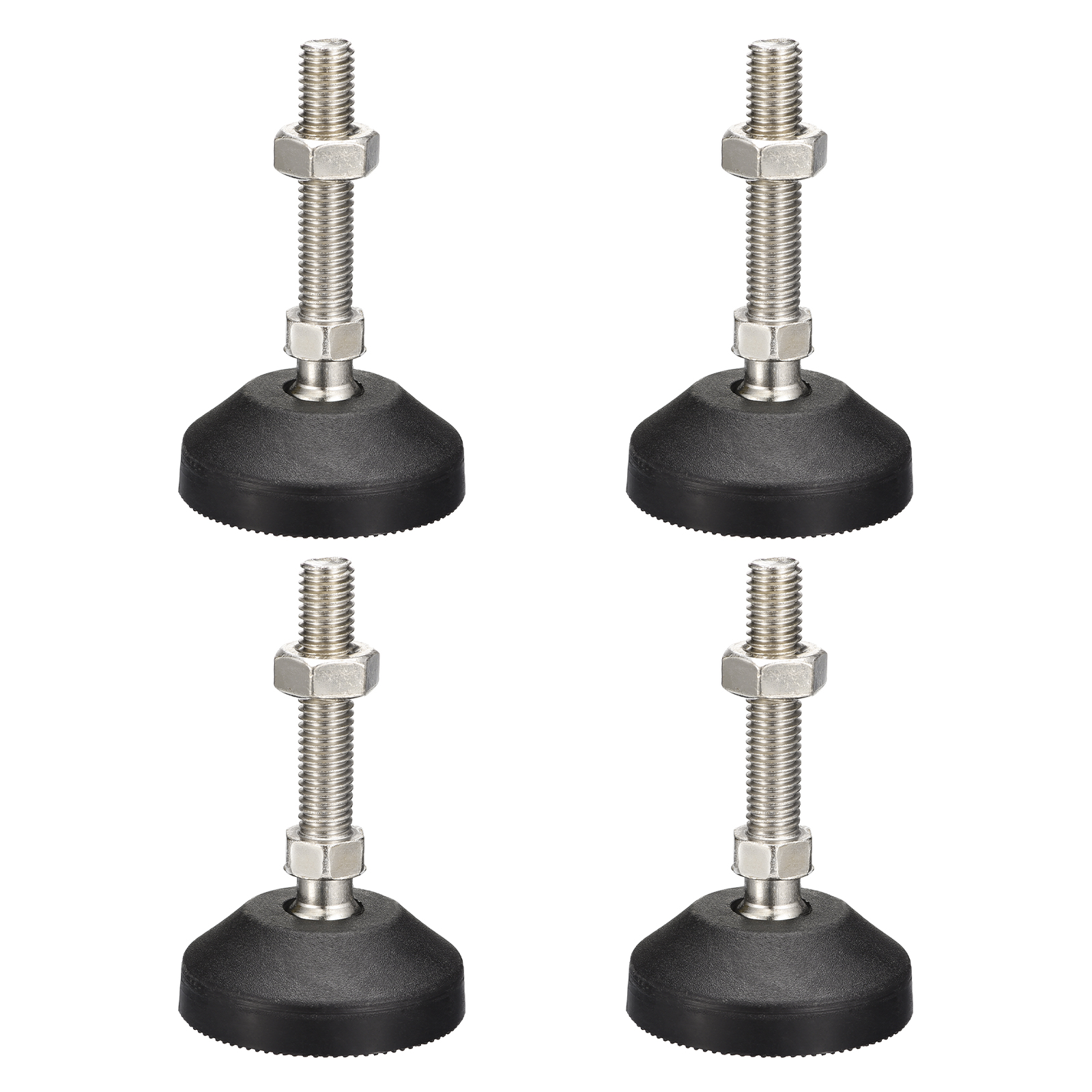 Furniture Levelers, 4 Pack M10x50x50mm Nylon Universal Leveling Feet ...
