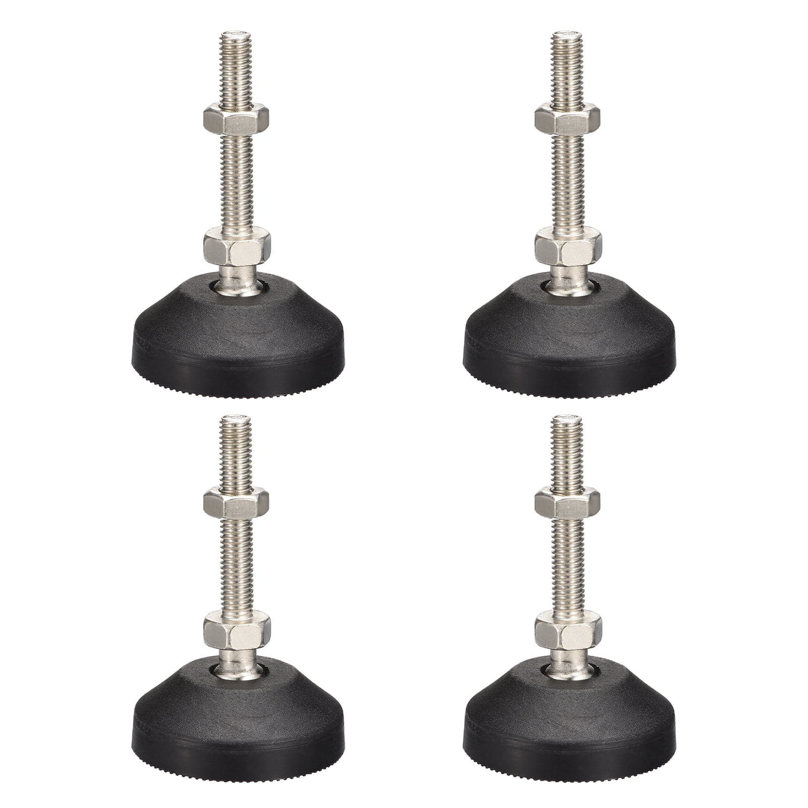 Furniture Levelers, 4 Pack M8x50x50mm Nylon Universal Leveling Feet ...