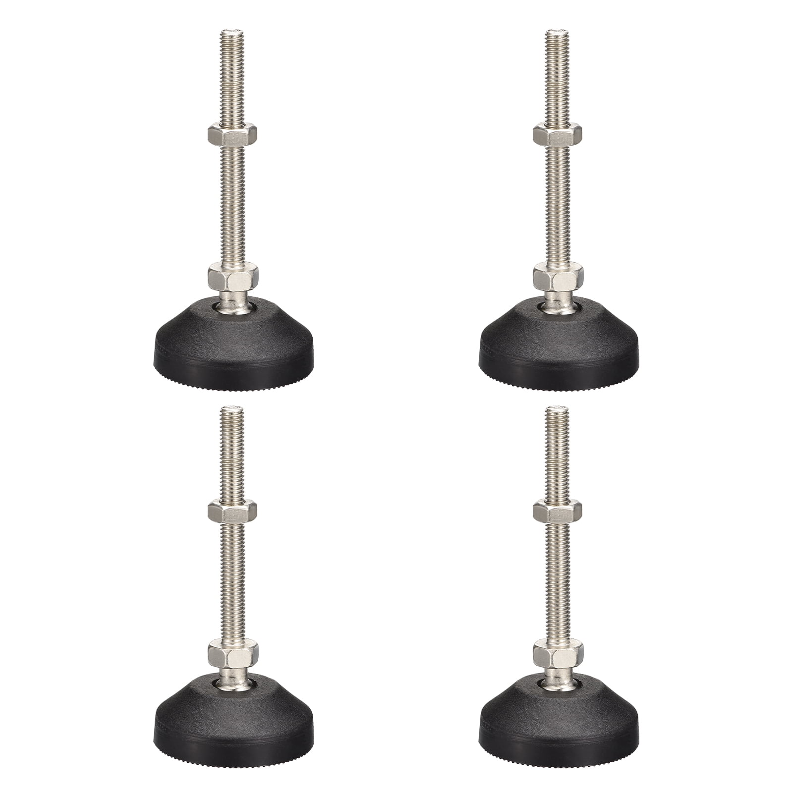 Furniture Levelers, 4 Pack M8x80x50mm Nylon Universal Leveling Feet ...