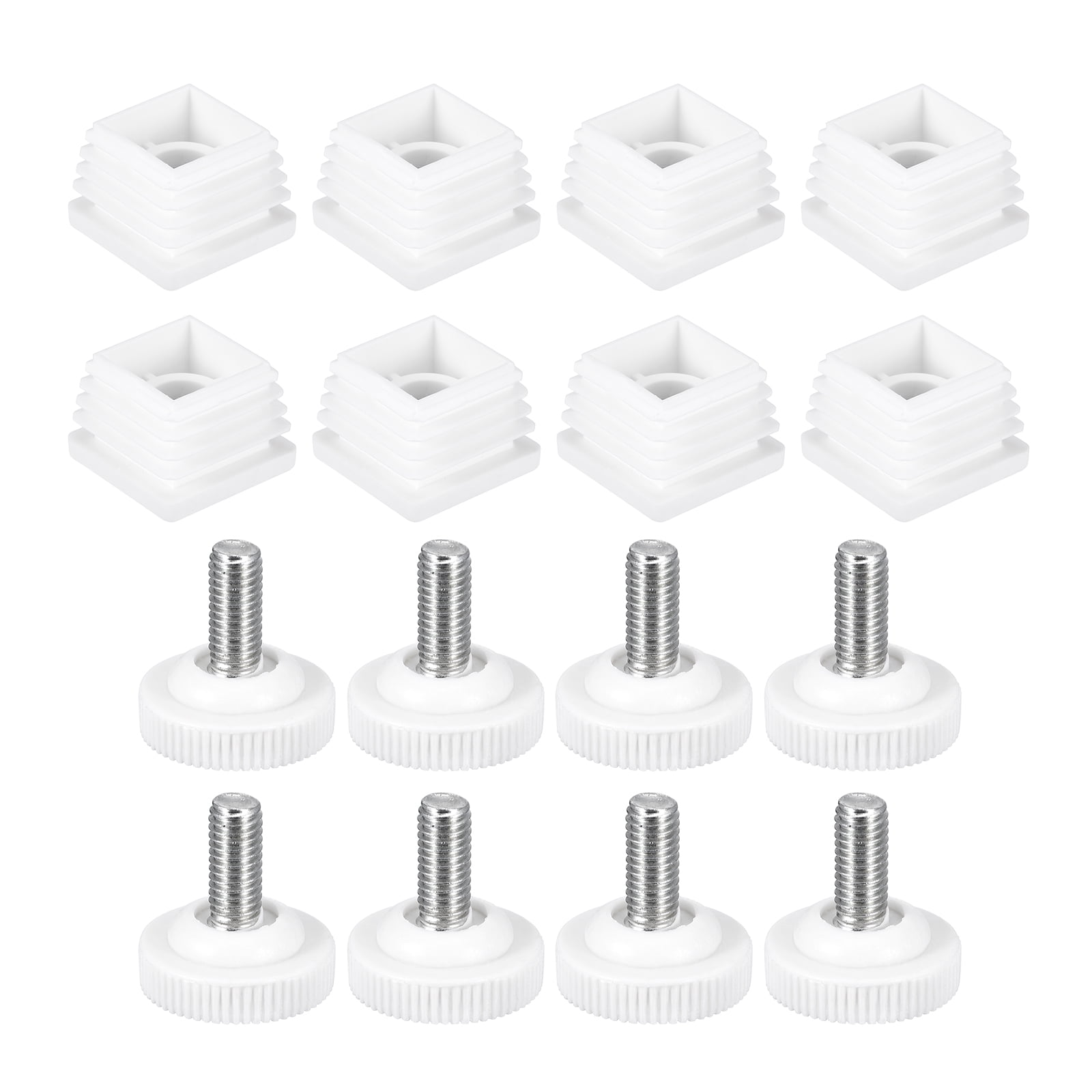 Furniture Leveling Feet, 8 Sets 30 x 30mm Square Insert Furniture ...