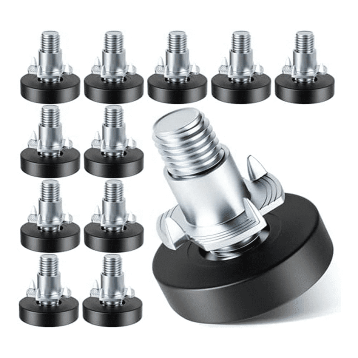 Furniture Leveling Feet with T-Nuts, 1/4In-20 UNC Thread Adjustable ...