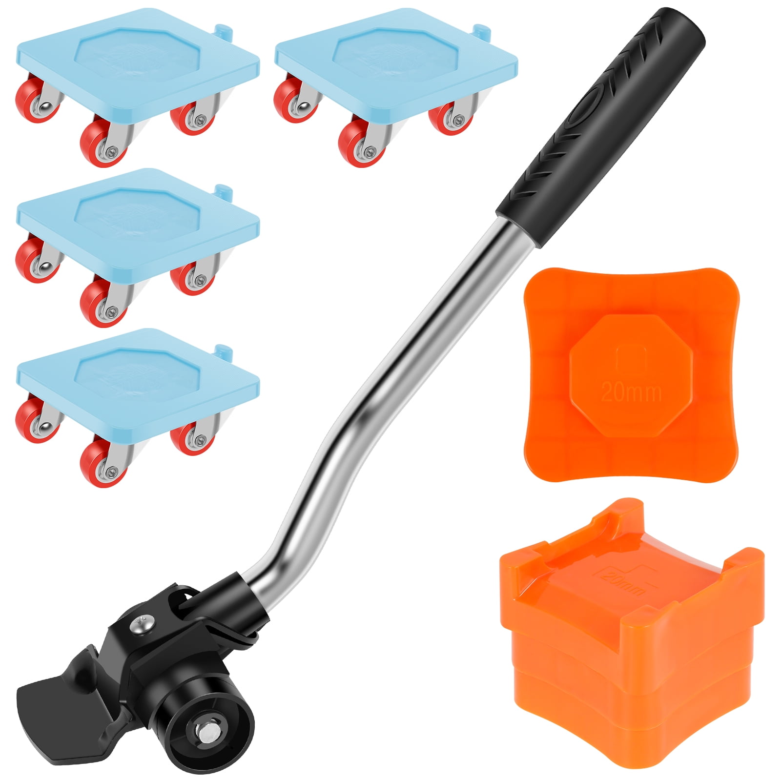 Furniture Lift Mover Tool Set 880 LBS 360° Rotatable Wheel Heavy Duty ...