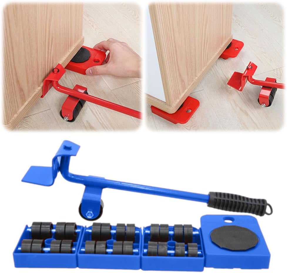 Furniture Lift Mover Tool Set, Furniture Sliders with Adjustable Height ...