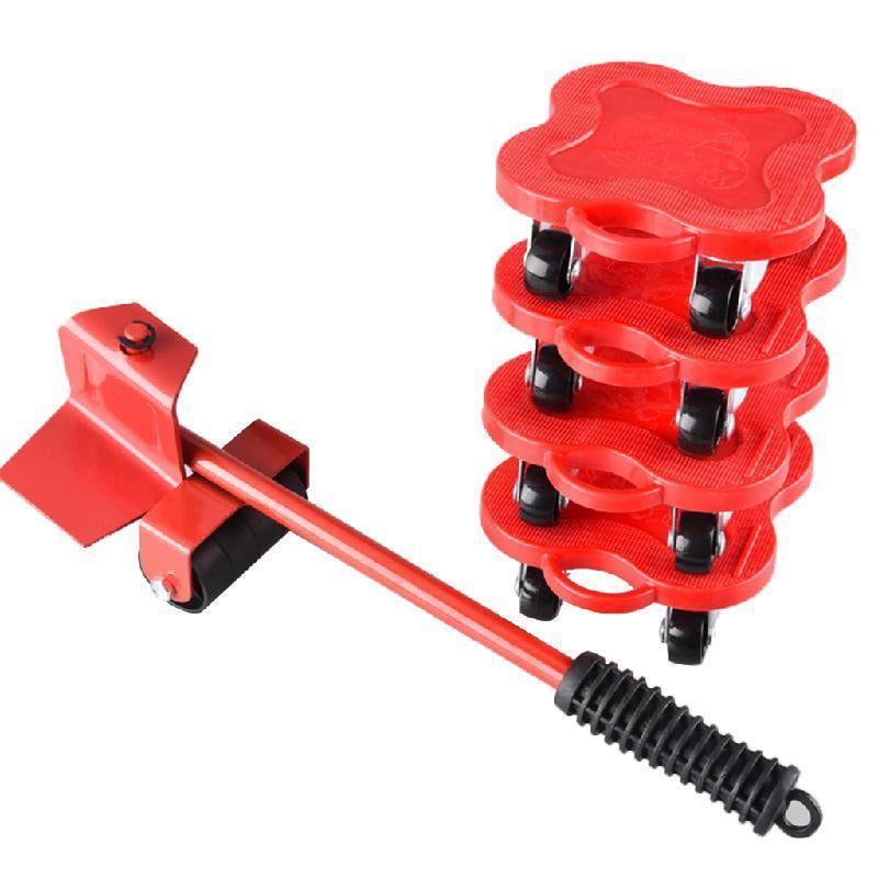 Furniture Lifter for w/ 4 Universal Pulley 360° Rotation Wheels ...