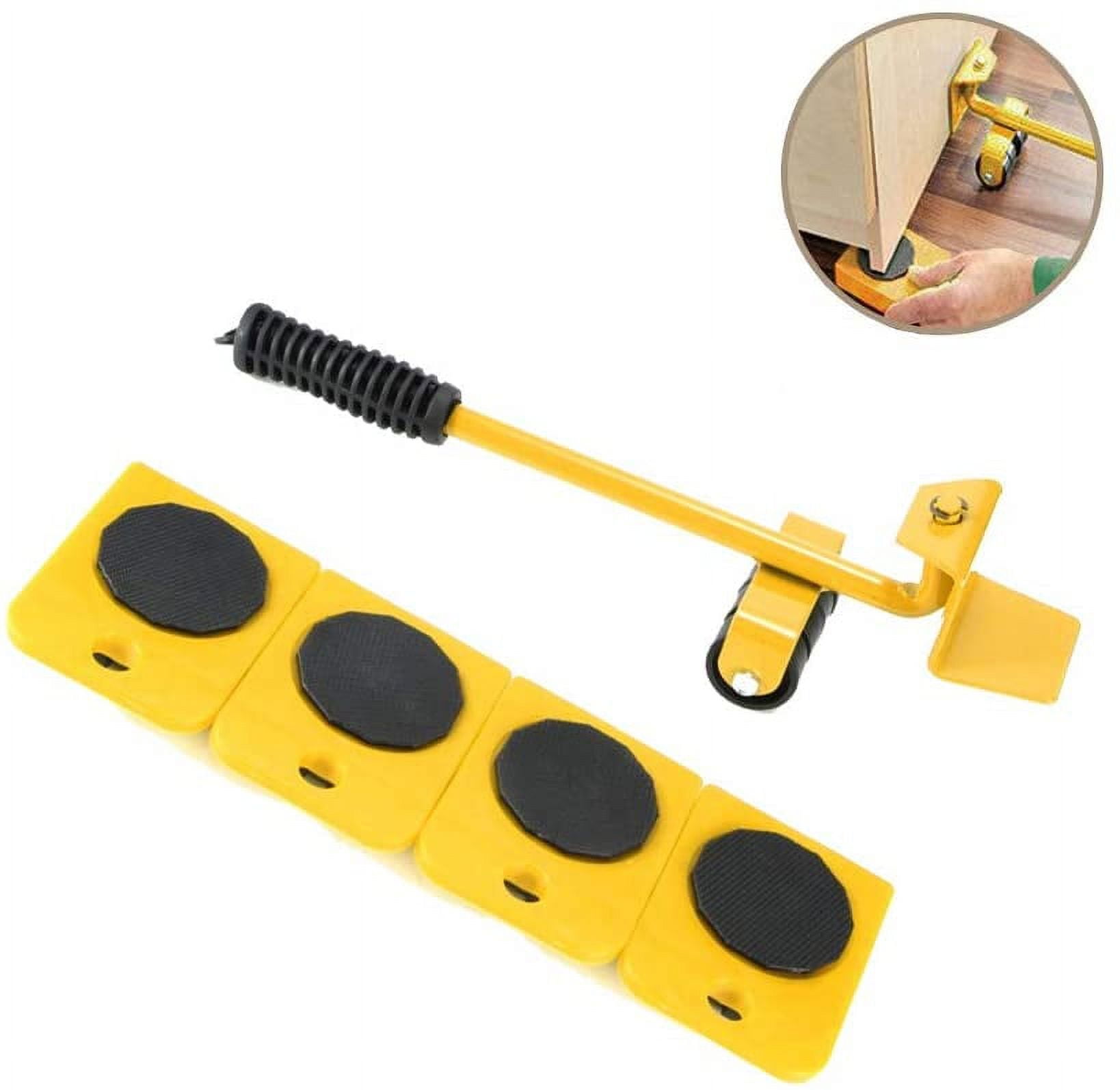 Furniture Lifter with 4 Pack Moving Sliders Heavy Furniture Roller Move ...