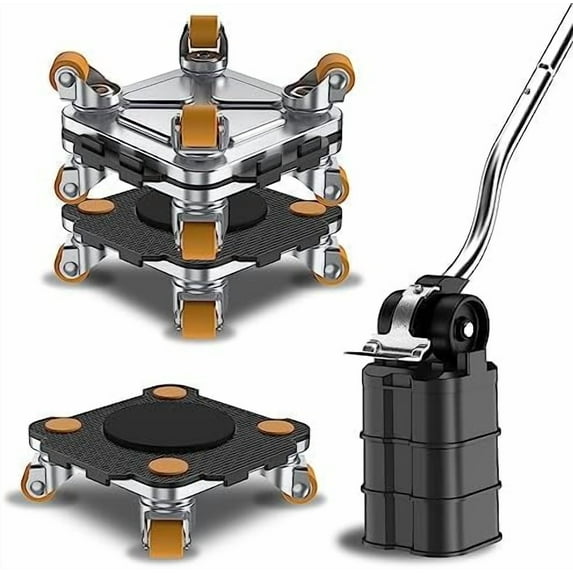 Furniture Mover Pro Set - Enhanced Dolly and Lifter with Custom TPE ...