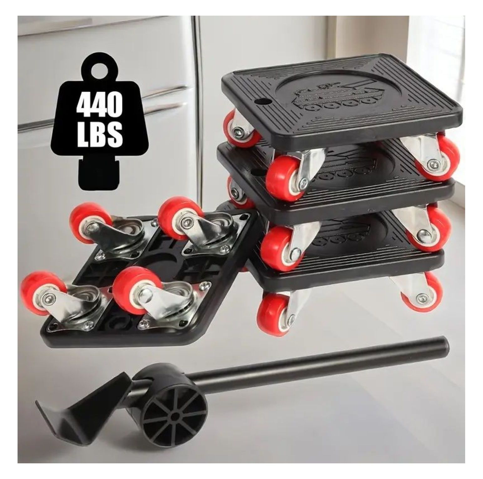 Furniture Mover with Wheels 881 Lb Capacity - Heavy Duty Rolling Dolly ...