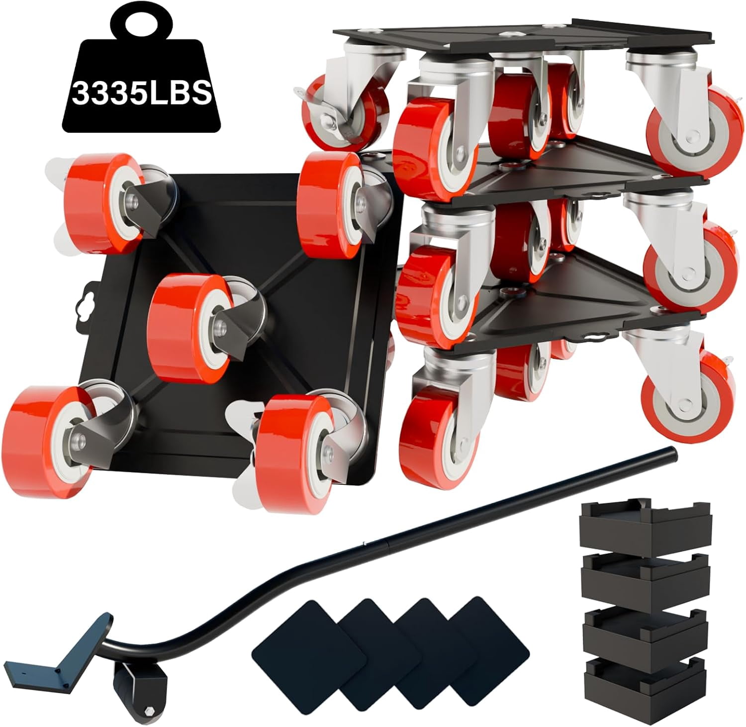 Furniture-Movers-with-Wheels-Dollies,Furniture-Dolly 360°Rotatable and ...