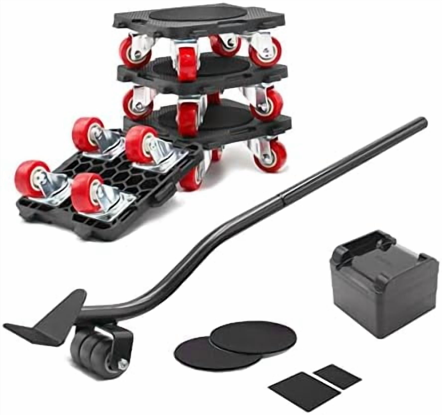 Furniture Movers with Wheels & Lifter Set, 360° Rotation Wheels Dolly ...
