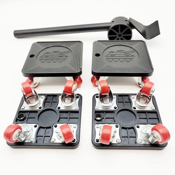 Furniture Moving Tool Set with 360° Rotating Dollies – 880LBS Load ...