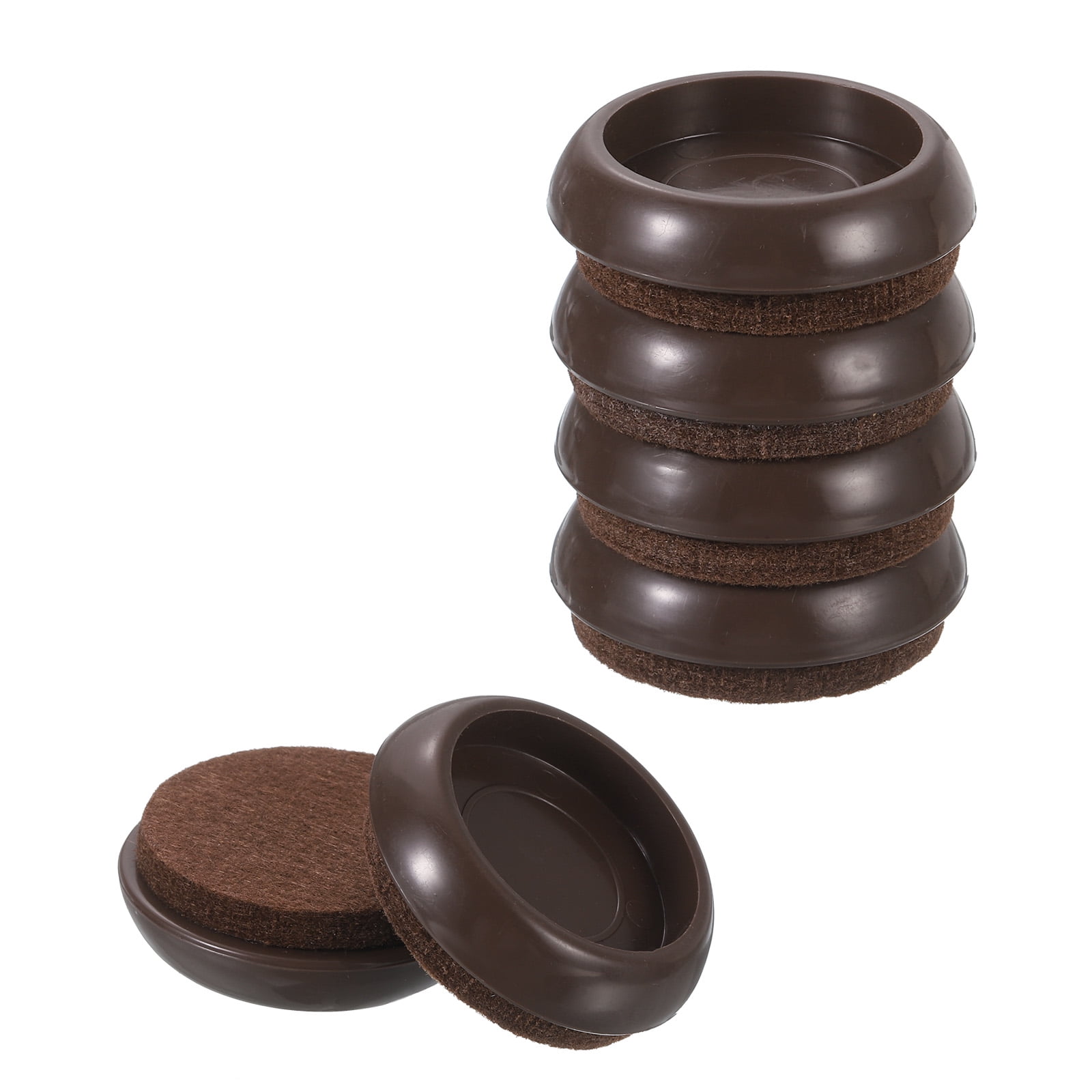 Furniture Pads, 10 Pack 1-1/4" Round Furniture Protector with Felt ...