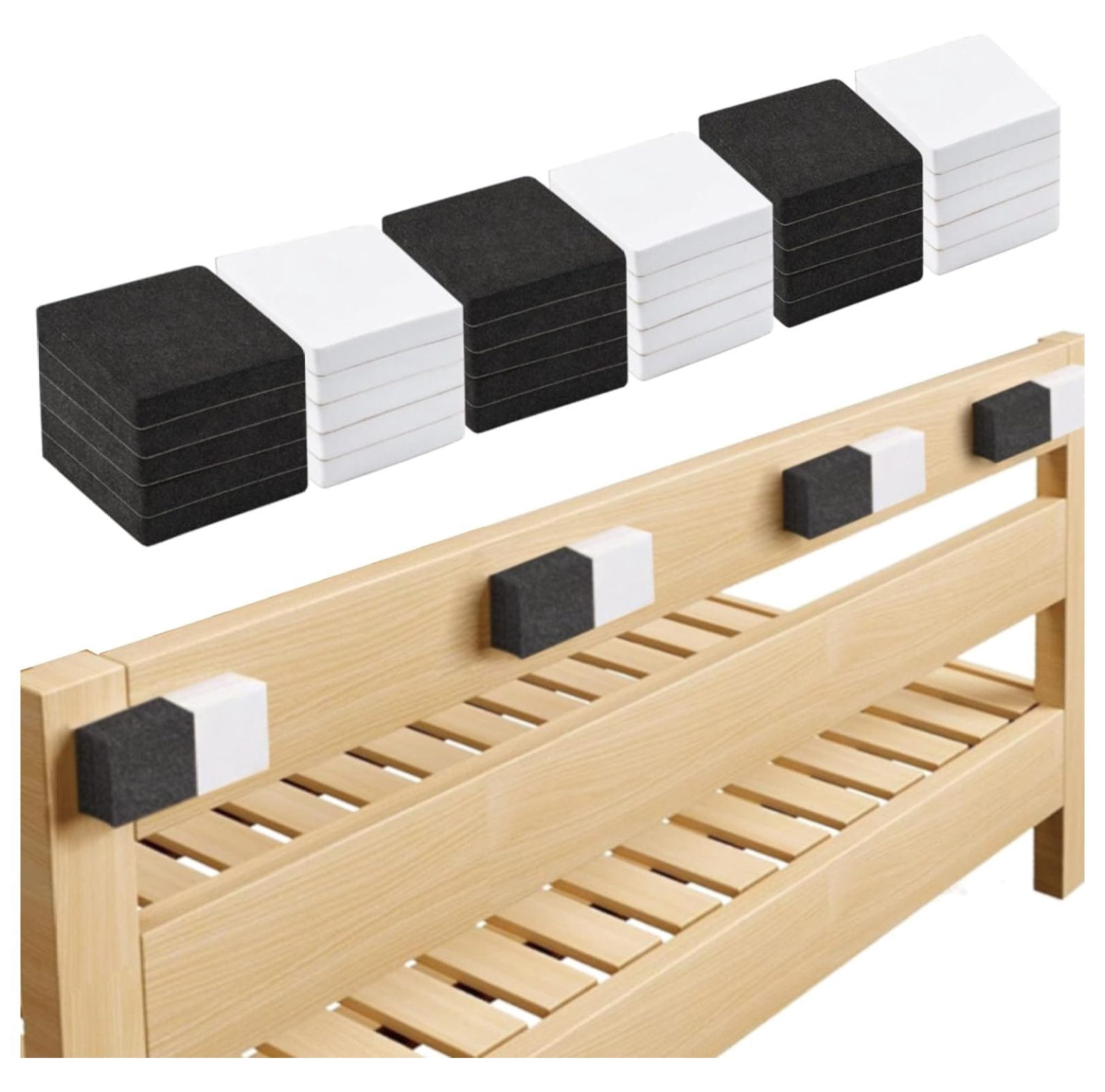 Furniture Pads 30 Pcs, Foam Headboard Stoppers for Wall - Bed Stoppers ...