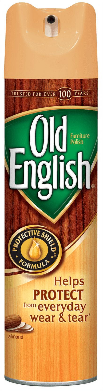 Old English Furniture Polish, Almond 12.5oz Can, Cleaner - Walmart ...