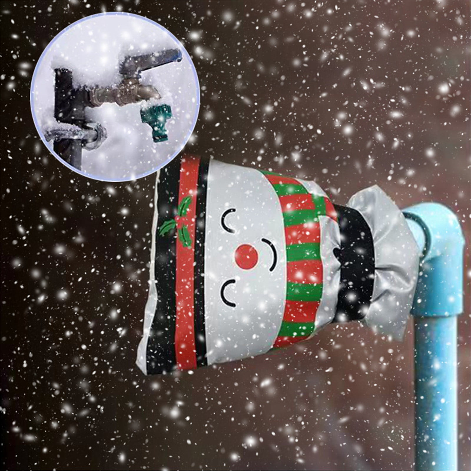 Furniture Protection! Snowman Outdoor Winter Faucet Cover Fun Frost For ...