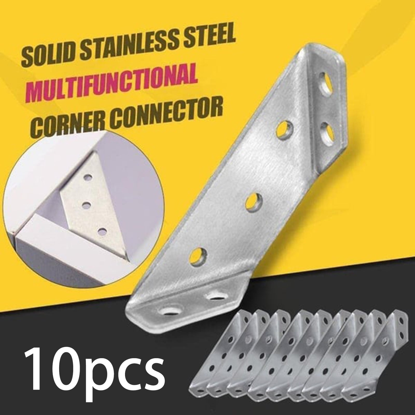 Furniture Protection Stainless Steel Small Corner Bracket Support Frame ...