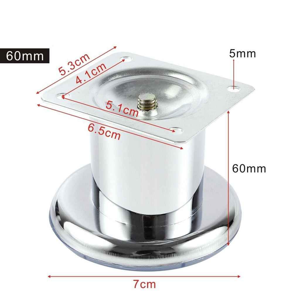 Furniture Replacement Home Supplies Raise Height Chrome Legs Table Feet ...