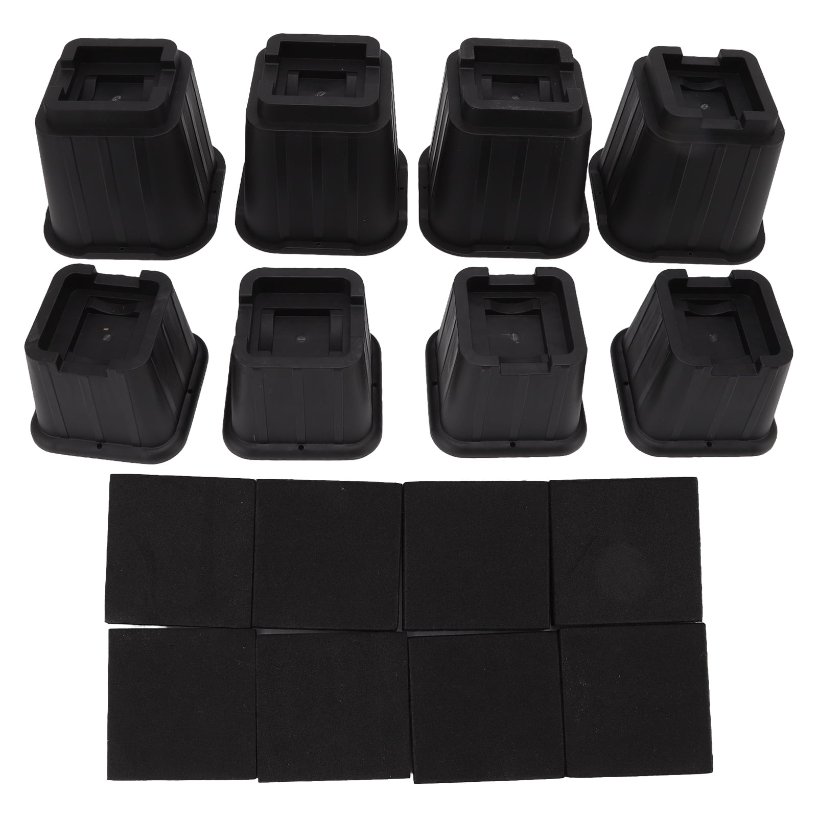 Furniture Riser 3in 5in 8in Heavy Duty Plastic Bed Rise Lift Block for ...