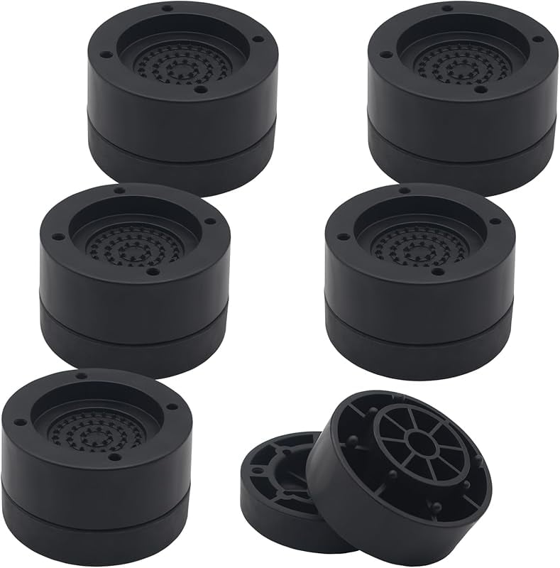 Furniture Risers 2 Inch Black Bed Risers (Set of 4), Heavy Duty Bed ...