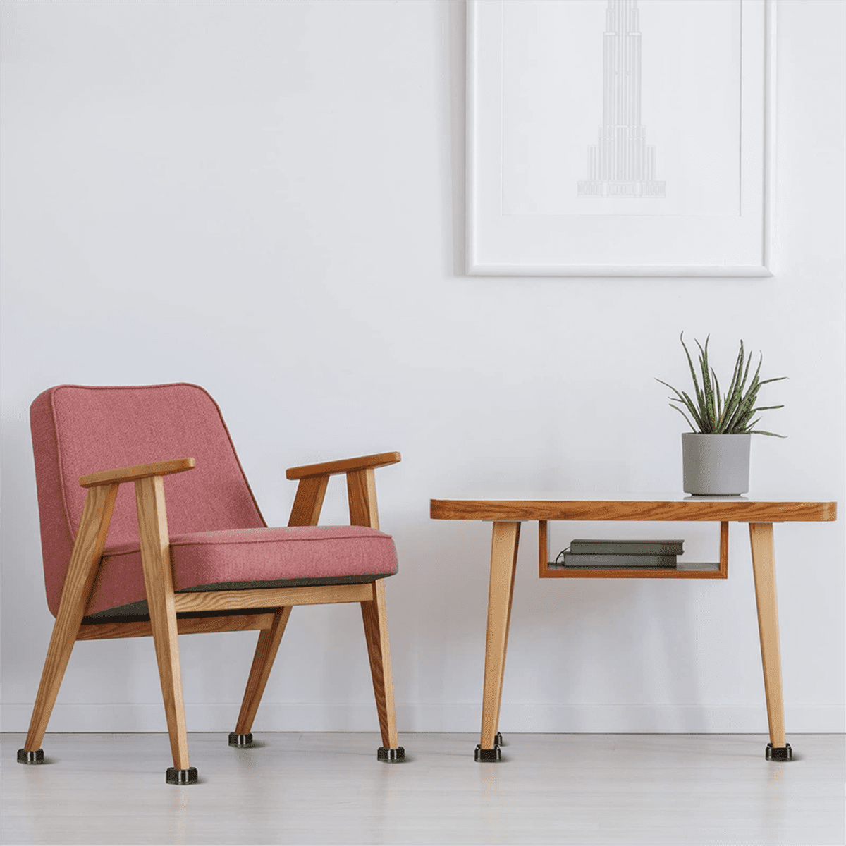 Furniture Risers Adjustable Bed 1.38In Stackable Heavy Duty Lifts ...