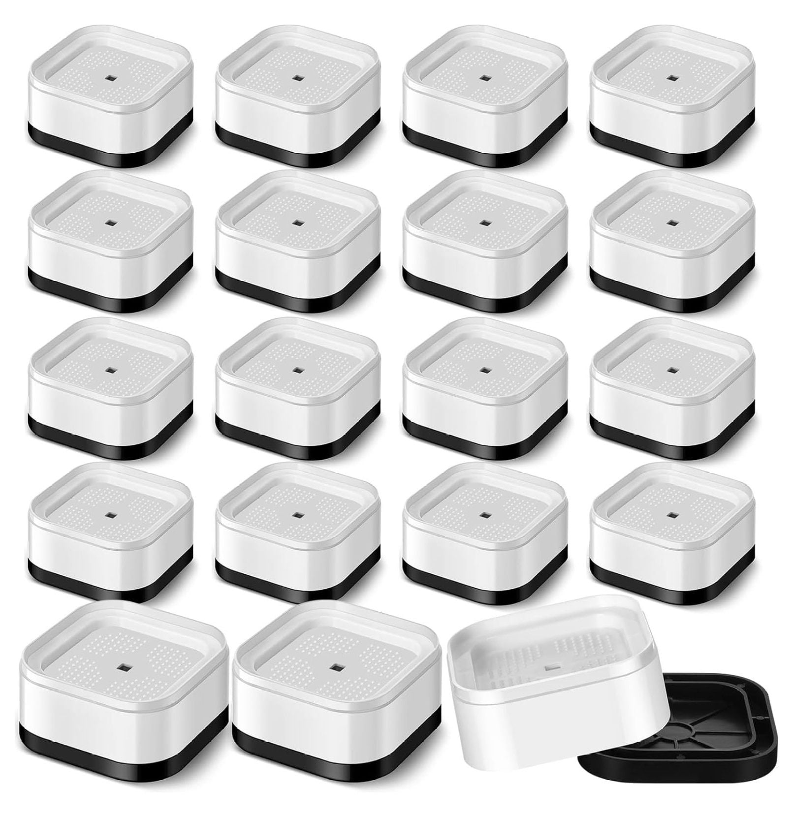 Furniture Risers Adjustable Bed Risers Desk Leg Risers 1.38" Stackable ...