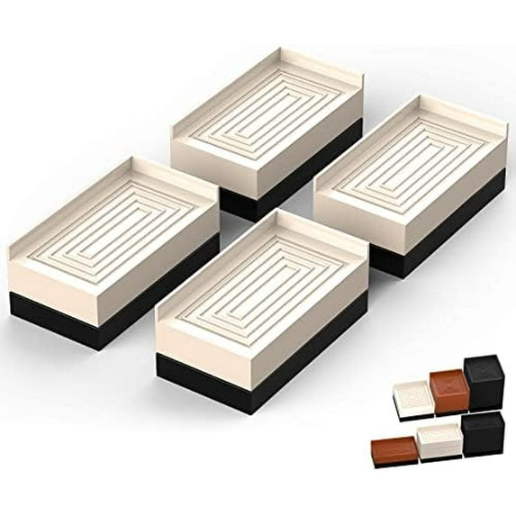 Furniture Risers, Bed/Sofa/Desk/Table/Chair Leg/Fridge Lifts to 1.5, 3 ...