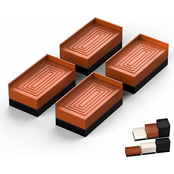 Furniture Risers, Bed/Sofa/Desk/Table/Chair Leg/Fridge Lifts to 1.5, 3 ...