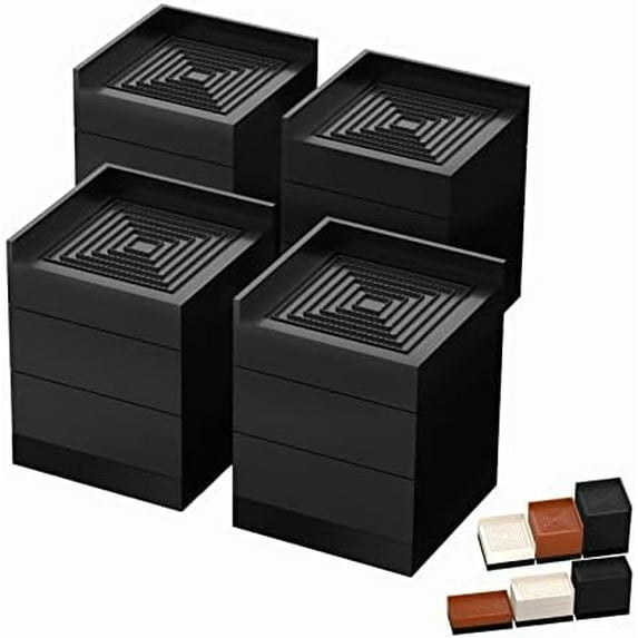 Furniture Risers, Bed/Sofa/Desk/Table/Chair Leg/Fridge Lifts to 1.5, 3 ...