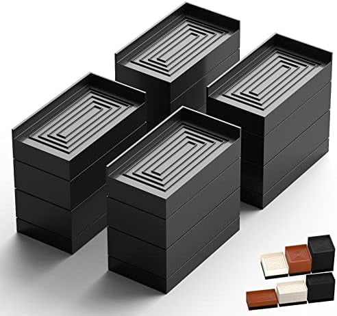 Furniture Risers, Bed/Sofa/Desk/Table/Chair Leg/Fridge Lifts to 1.5, 3 ...