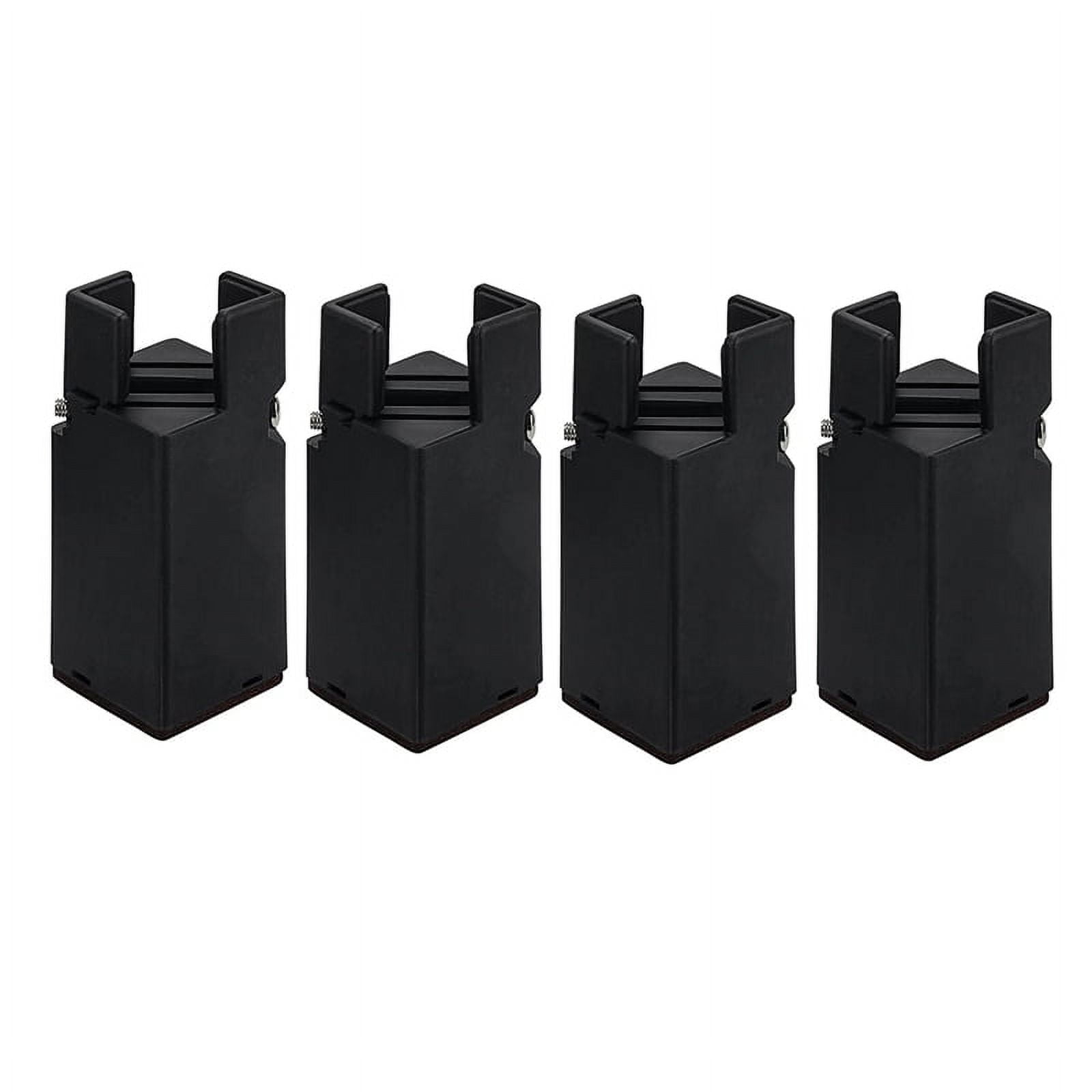 Furniture Risers with Adjustable Screw Clamp,Table Chair Bed 4 Inch,Fit ...