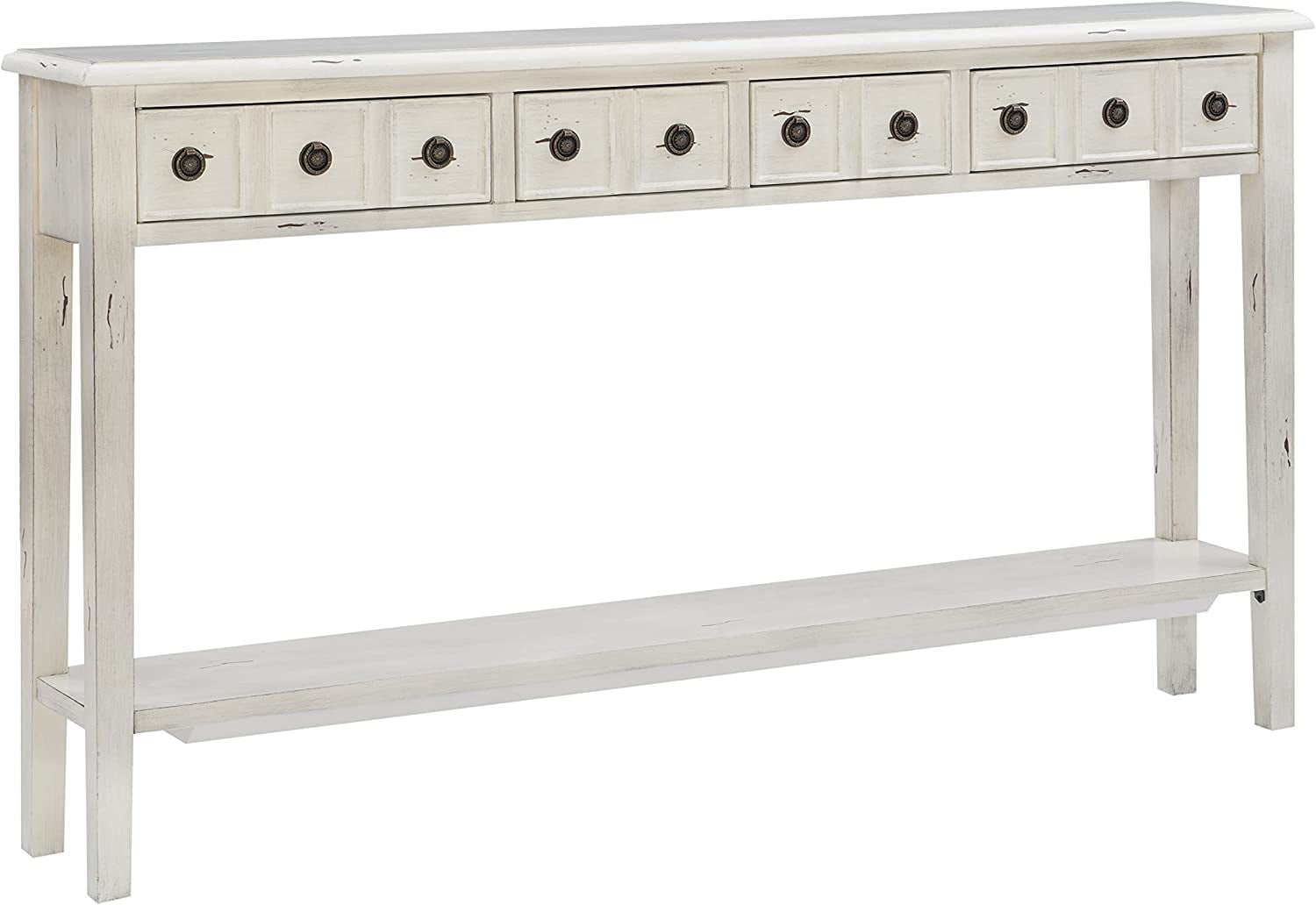 Furniture Sadie Cream Long Storage Console Table, Multicolor - Walmart.com