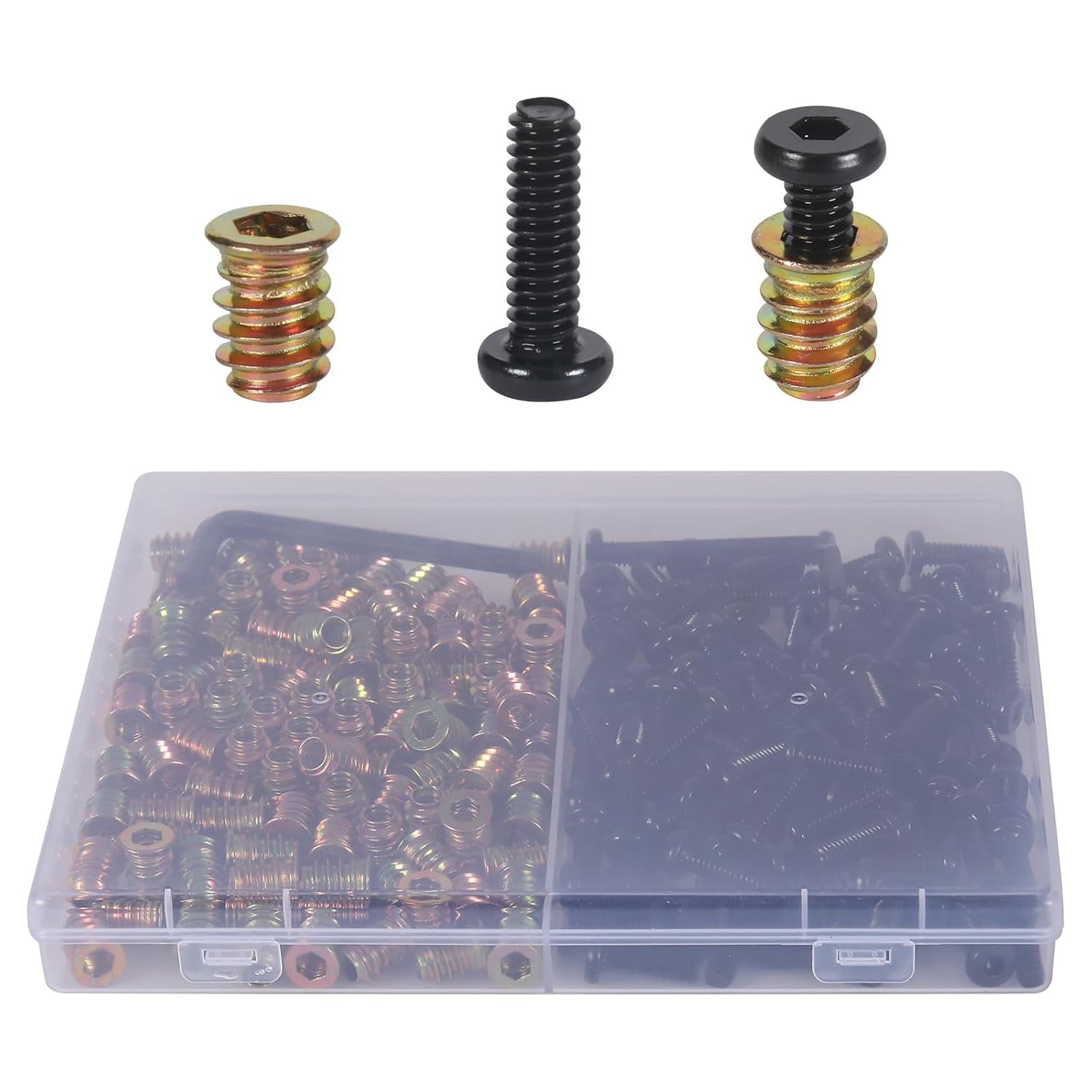 Furniture Screw Nut Threaded Wood Inserts, Screw-in Nuts Threaded ...