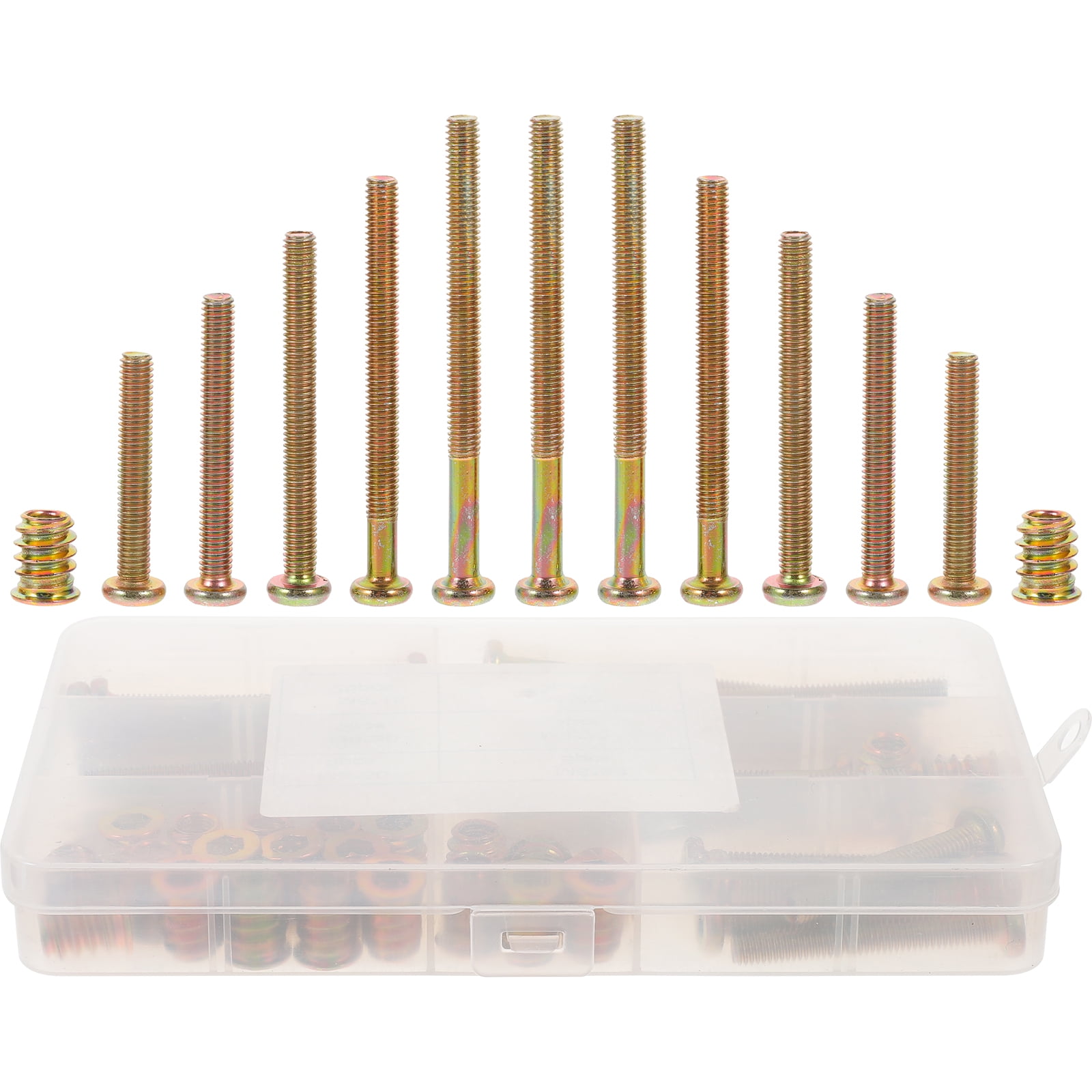 Furniture Screws Flanged Screw-in Nut Threaded Insert Kit Nuts ...