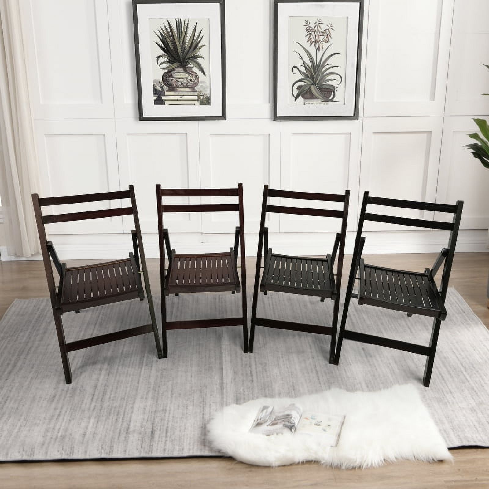 Furniture Slatted Wood Folding Special Event Chair - FOLDING CHAIR ...