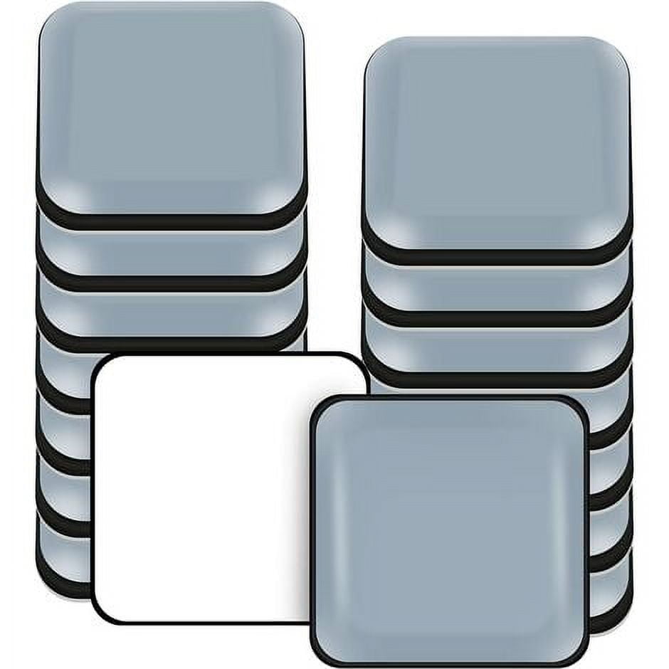 Furniture Sliders, 16 Pieces Ptfe Teflon Square Self-Adhesive Furniture ...