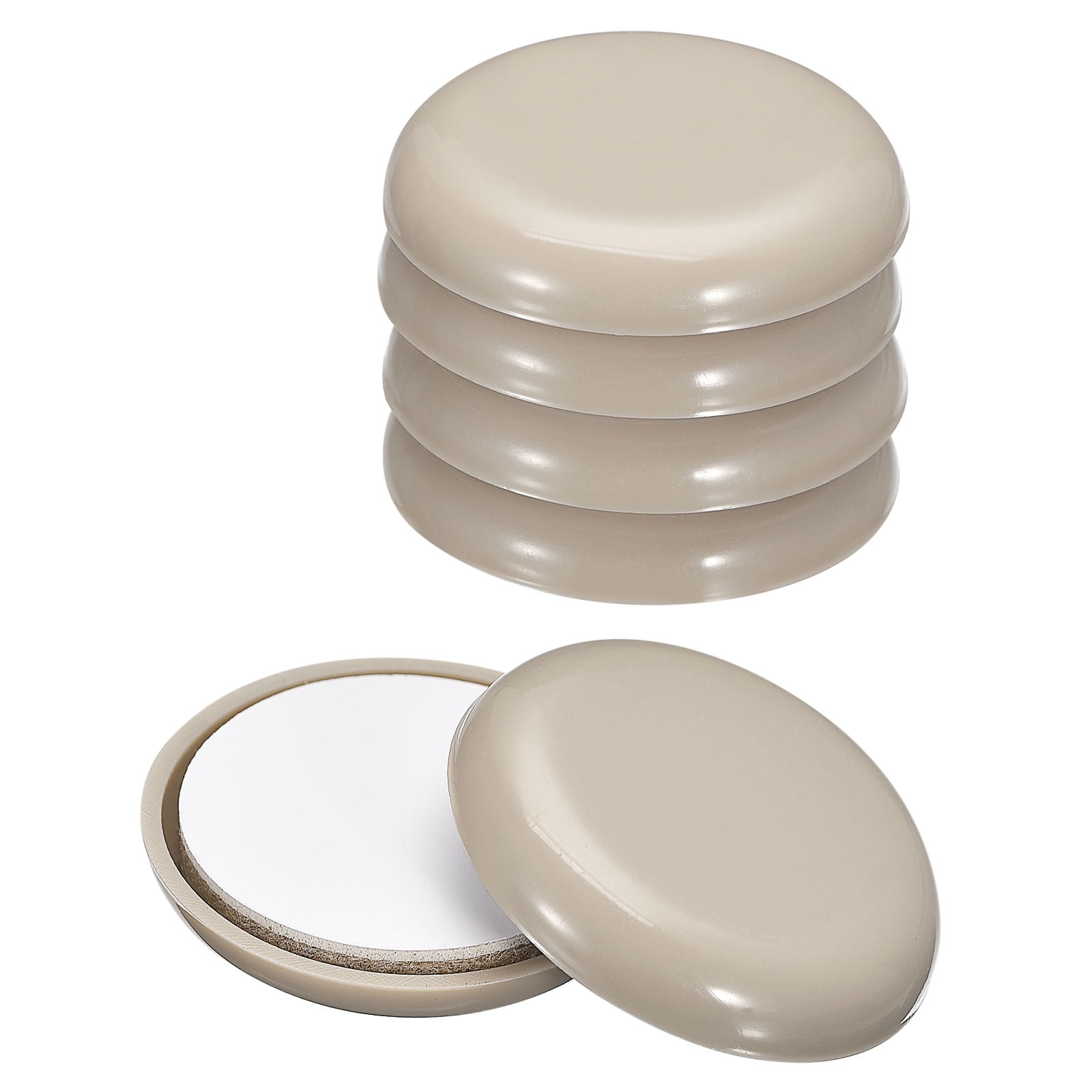 Uxcell Furniture Sliders Plastic Self-adhesive Round Sliding Pads for ...