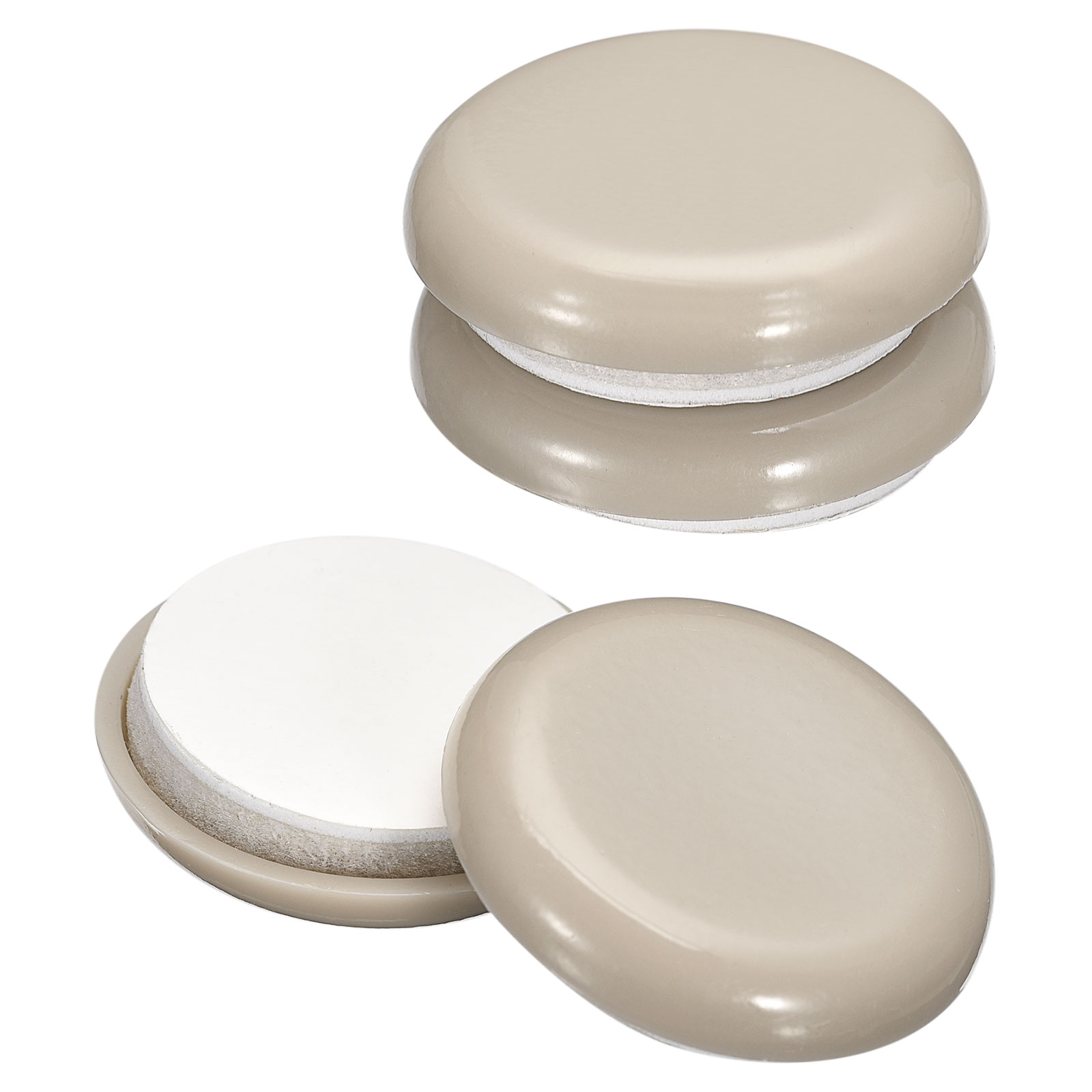 Furniture Sliders, 4Pcs 1 1/4" - Plastic Self-adhesive Round Sliding ...