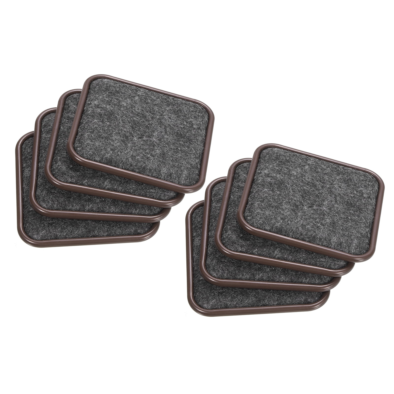 Furniture Sliders, 8Pcs 2 1/2" - Felt Square Sliding Pads, Reusable ...