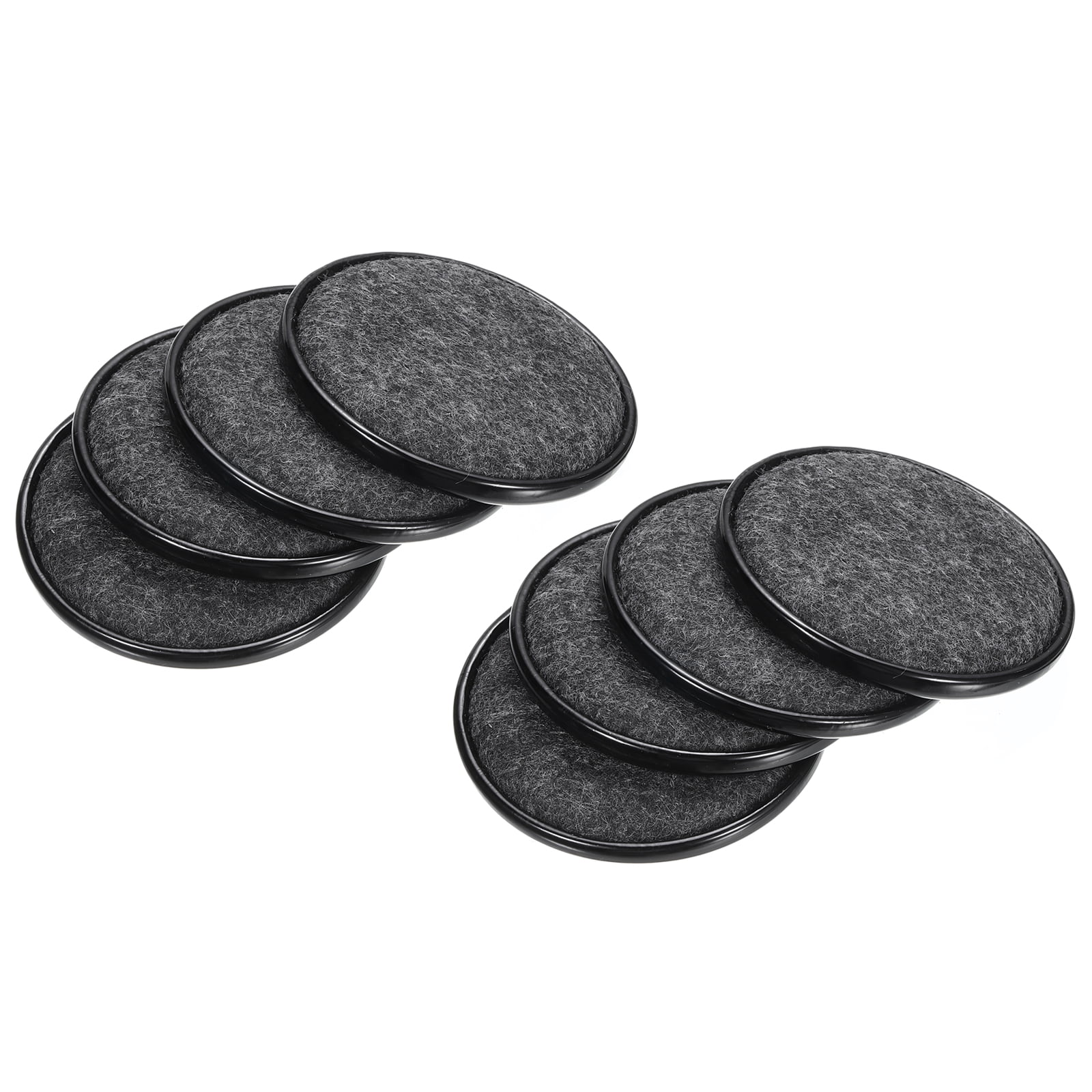 Furniture Sliders, 8Pcs 2 2/5" - Felt Round Sliding Pads, Reusable ...