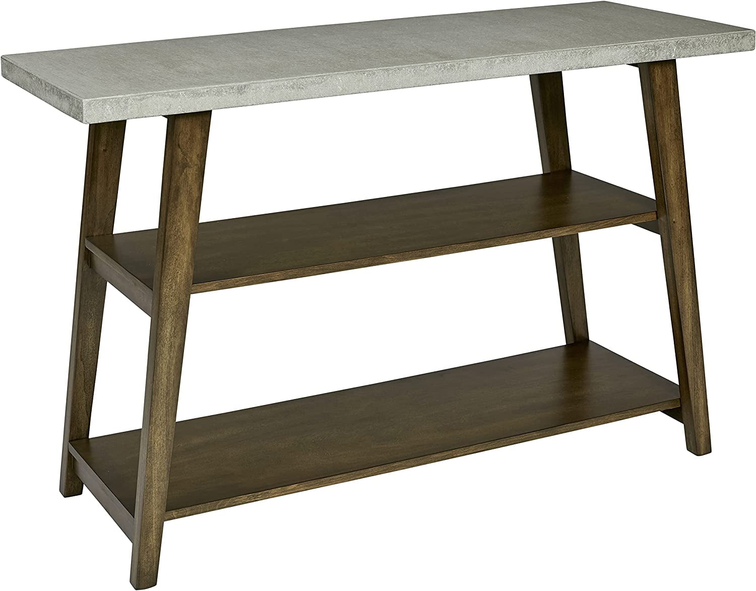 Furniture Sofa Console, Concrete Gray/ - Walmart.com