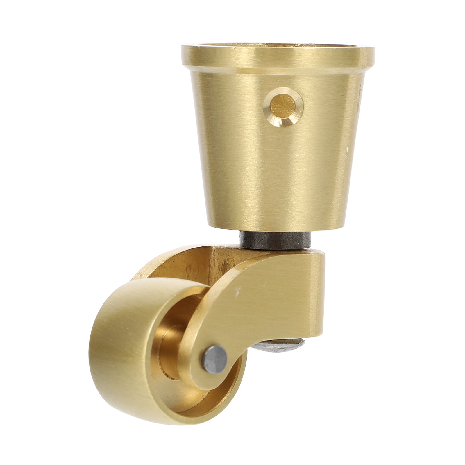 Furniture Swivel Casters Desk Legs Dolly Cup Copper - Walmart.com