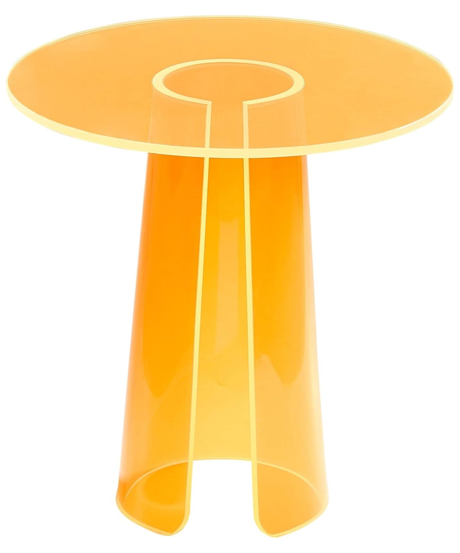 Furniture Table End Side Round Shape Small Size Coffee Table (Neon ...