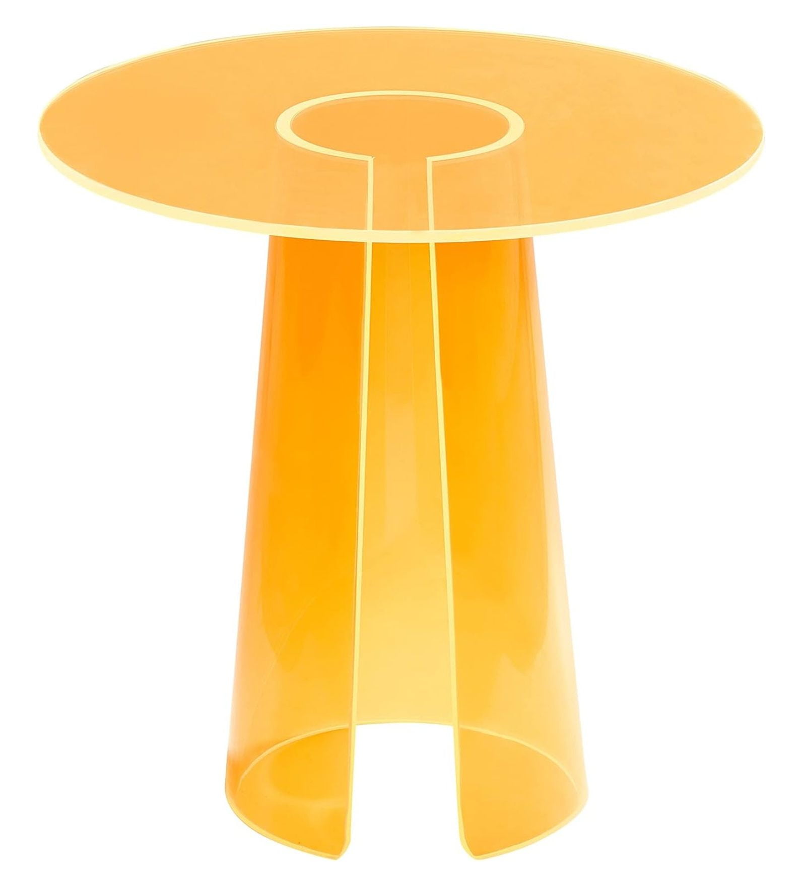Furniture Table End Side Round Shape Small Size Coffee Table (Neon ...