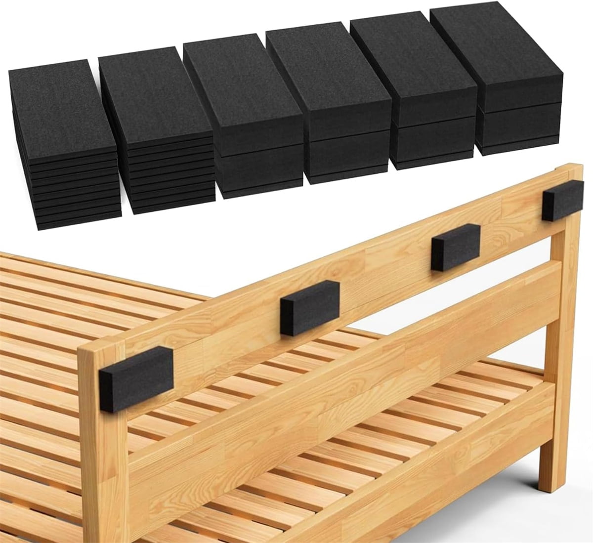 Furniture Wall Protectors,Tutuviw 32Pcs EVA Foam Headboard Stoppers for ...