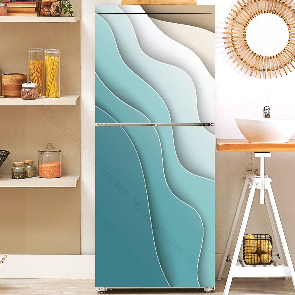 Furniture Wallpaper Refrigerator Stickers Self-adhesive Waterproof ...
