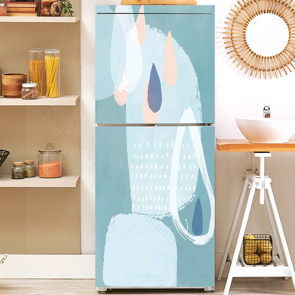 Furniture Wallpaper Refrigerator Stickers Self-adhesive Waterproof ...
