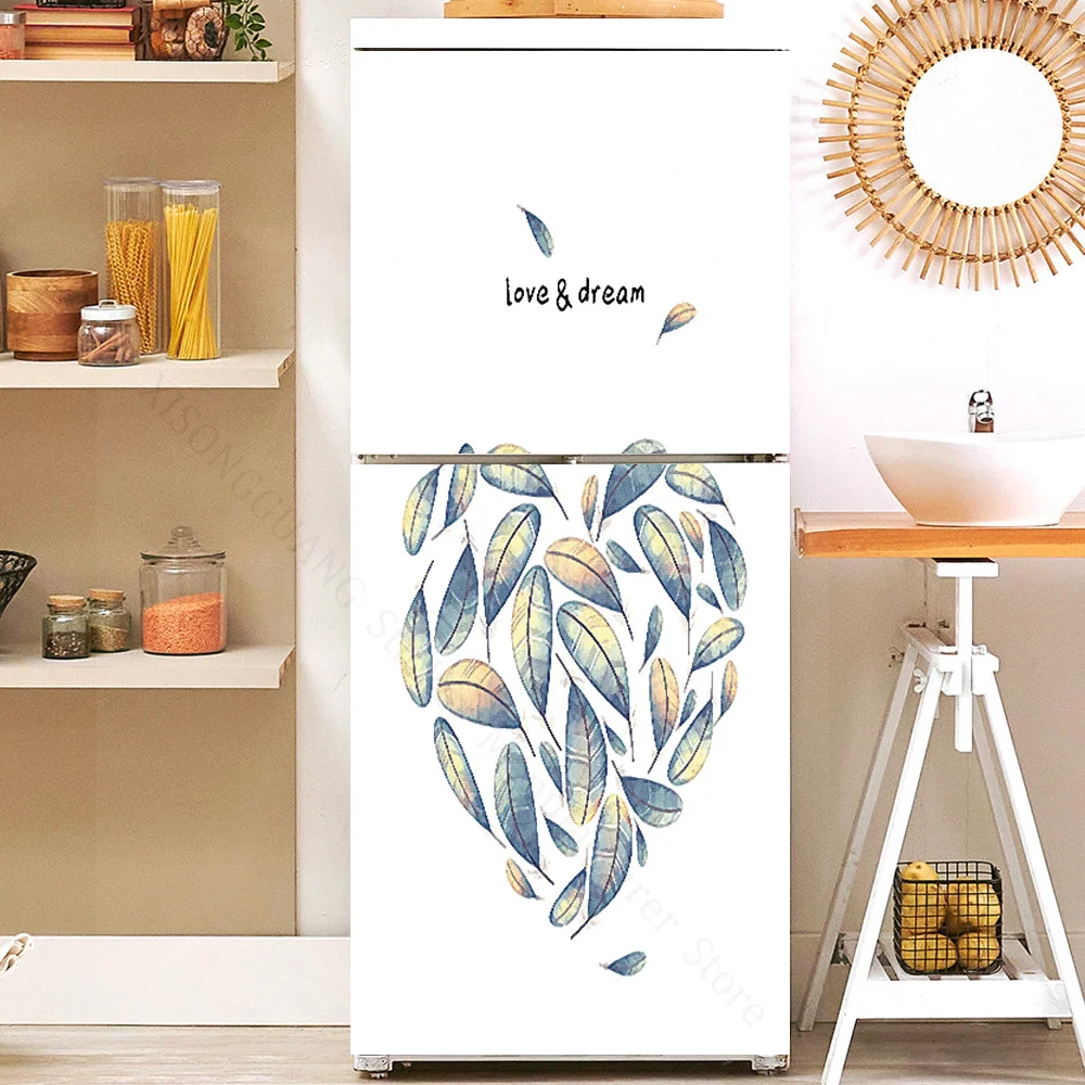 Furniture Wallpaper Refrigerator Stickers Self-adhesive Waterproof ...