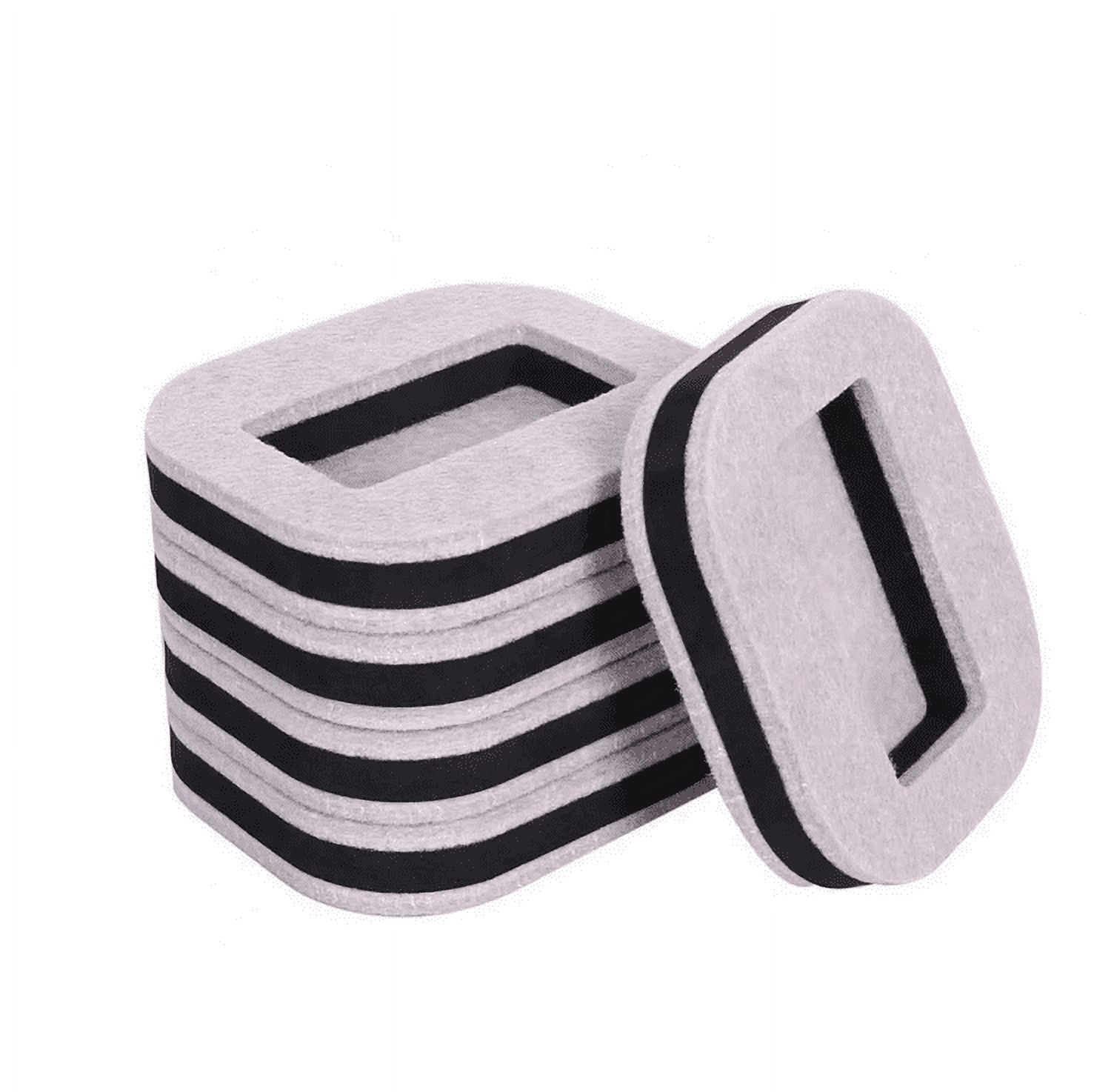 Furniture Wheel Stopper Caster Cup Set Universal Non-Slip Holder Wood ...