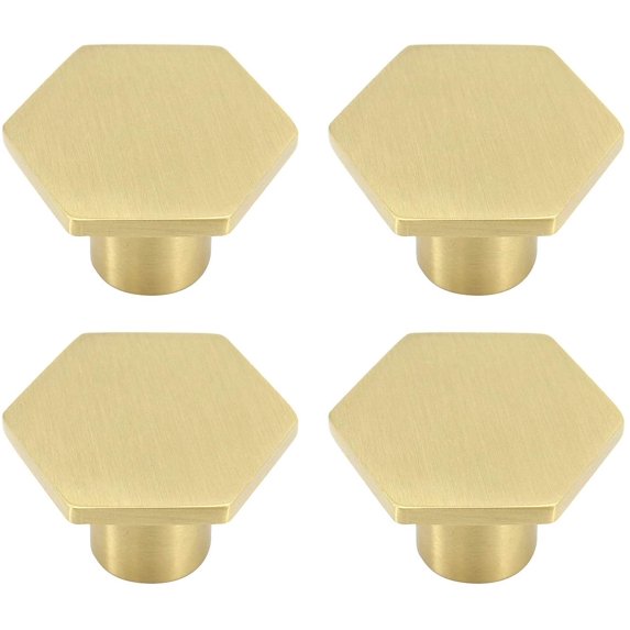 Furniture button gold, drawer button, furniture button brass ...