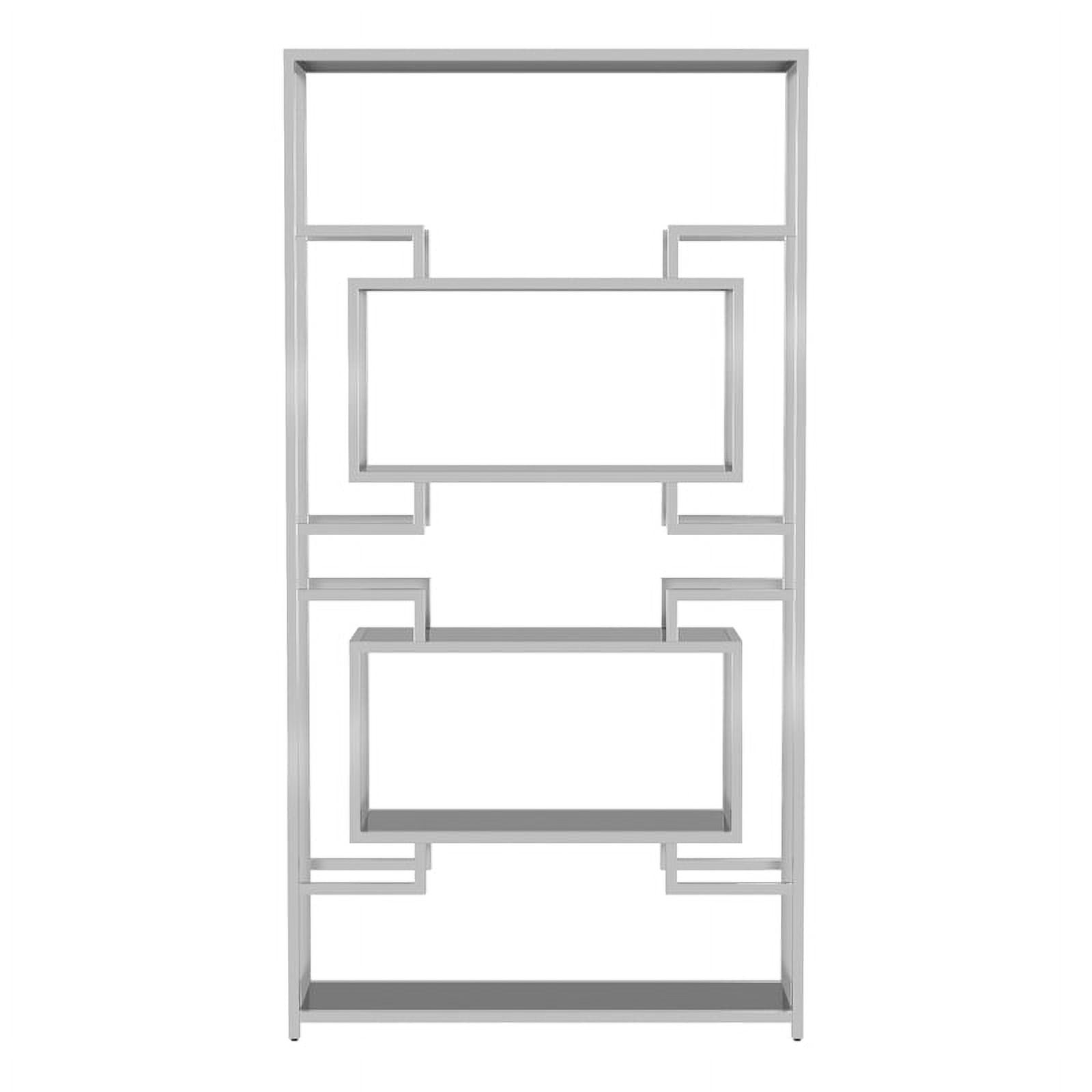 Furniture of America Abair Contemporary Metal 5-Shelf Bookcase in ...